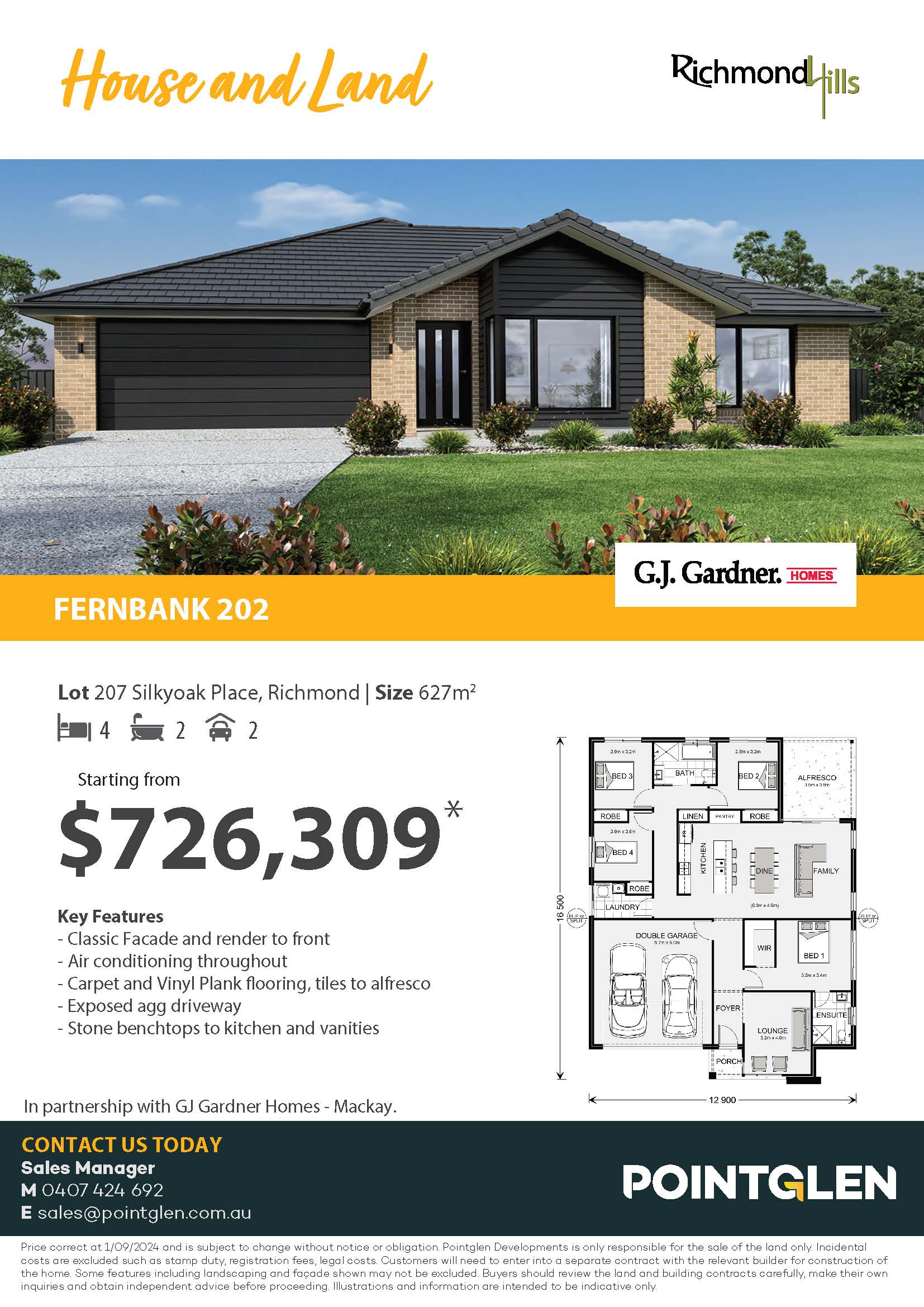House & Land - Pointglen Developments – Mackay Land for Sale