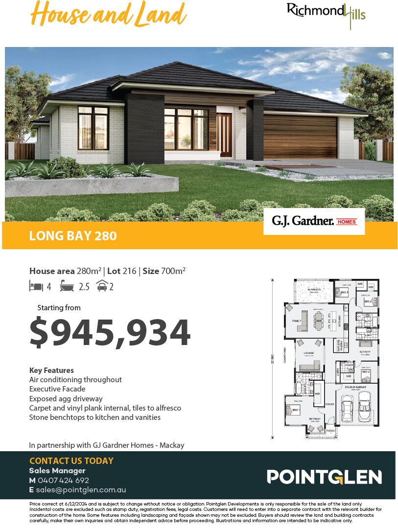Richmond Hills House and Land Packages - Mackay Real Estate